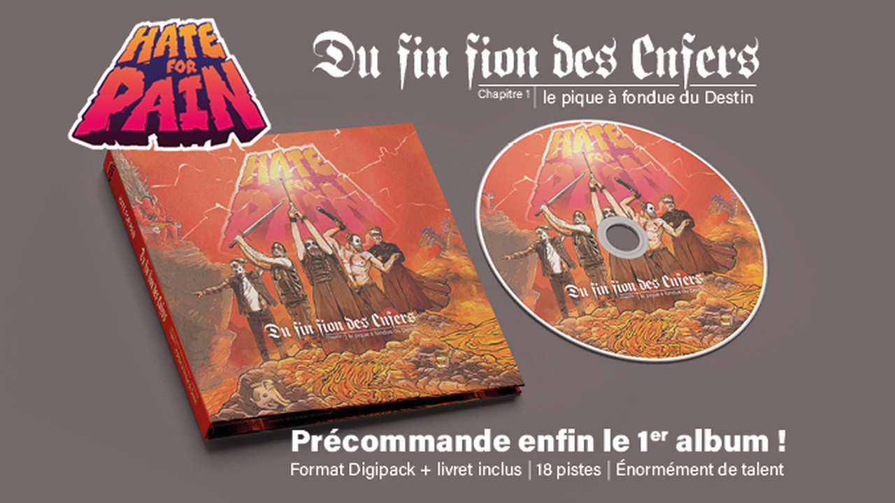 Hate for Pain - Précommande Album Digipack - Ulule