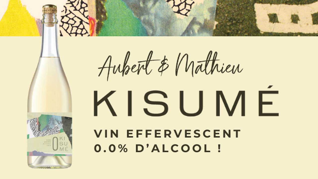 KISUMÉ Blanc, le vin effervescent 0.0% d'alcool