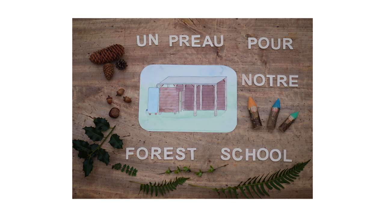 Un préau pour notre Forest School