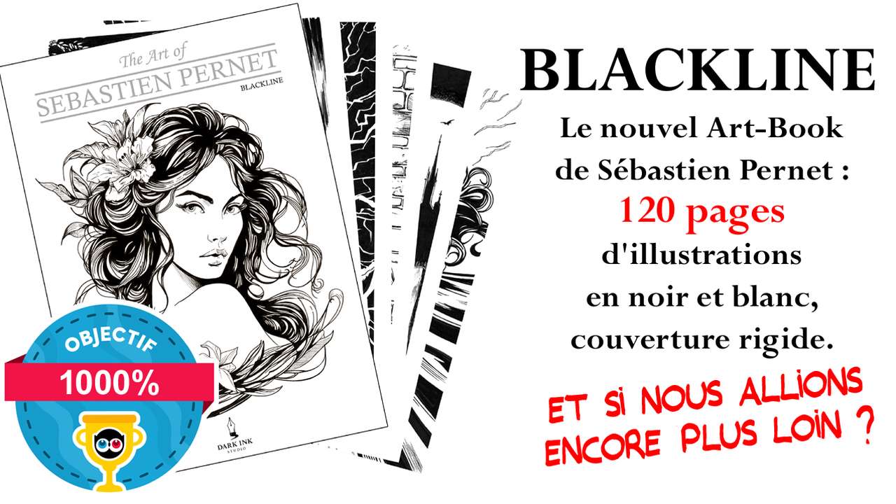 THE ART OF SEBASTIEN PERNET - BLACKLINE