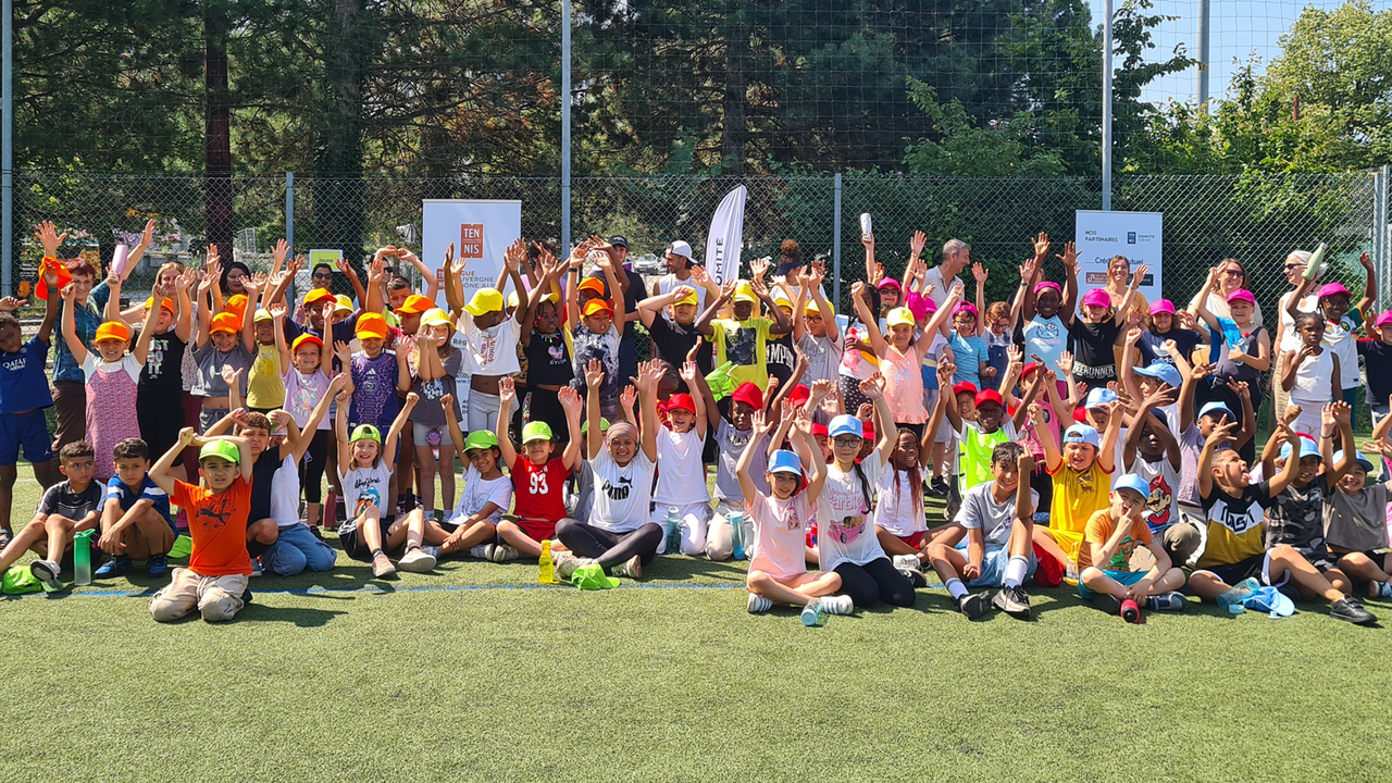 Tennis et Fair-Play aux écoliers du Quartier (QPV) Grenoble