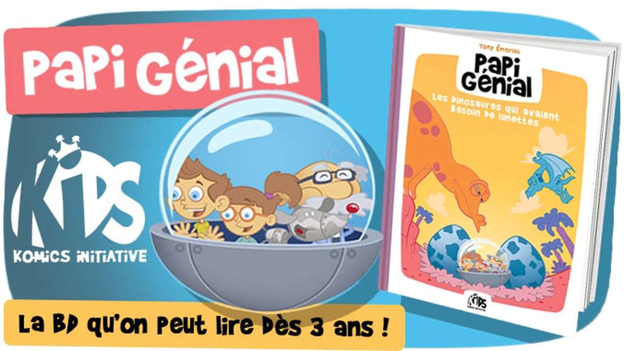 PAPI GÉNIAL ET LES DINOSAURES QUI AVAIENT BESOIN DE LUNETTES