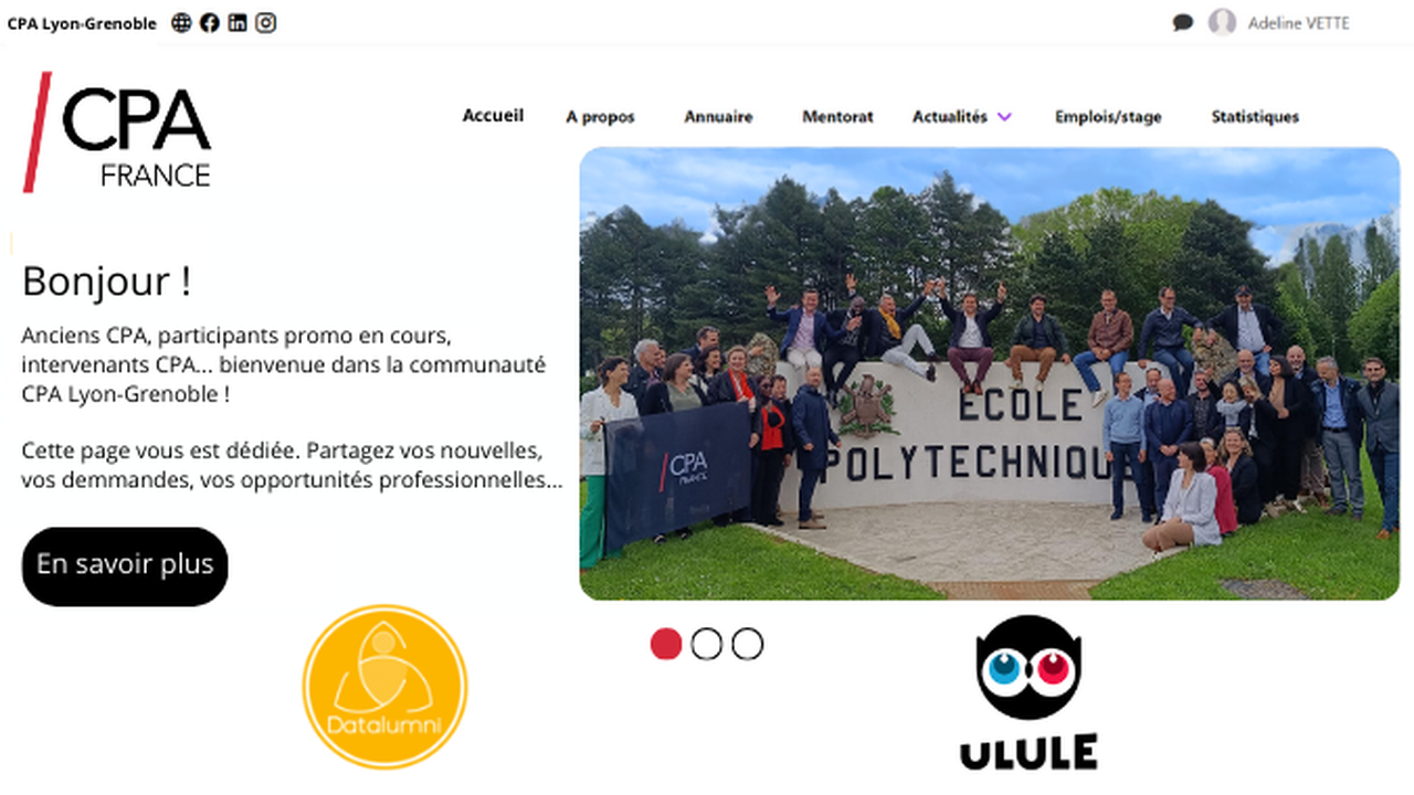 Levée de fonds plateforme alumnis CPA Lyon-Grenoble