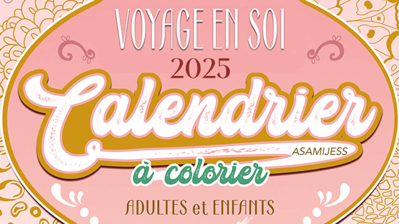 Calendrier coloriage 2025 - Voyage en soi - Asamijess