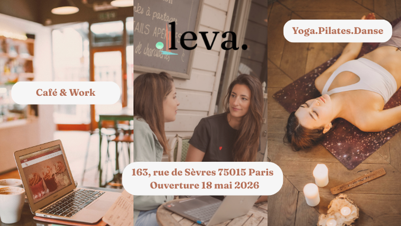 LEVA: studio de sport et café & work bien-être à Paris 15