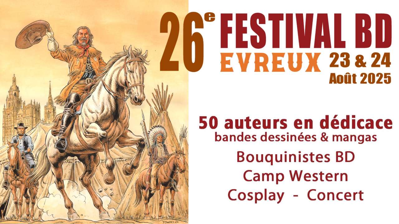 Festival BD d'Evreux les 23 et 24 août 2025