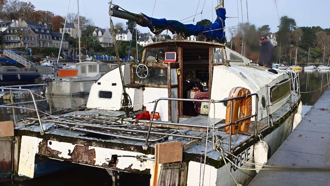 Restauration du catamaran en bois POPEYE a Riec sur Bélon - Ulule