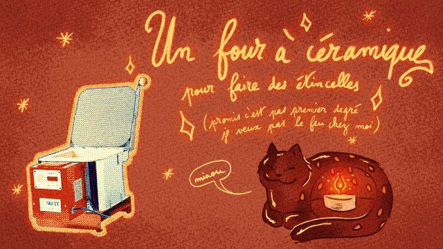 Un four à céramique pour faire des étincelles