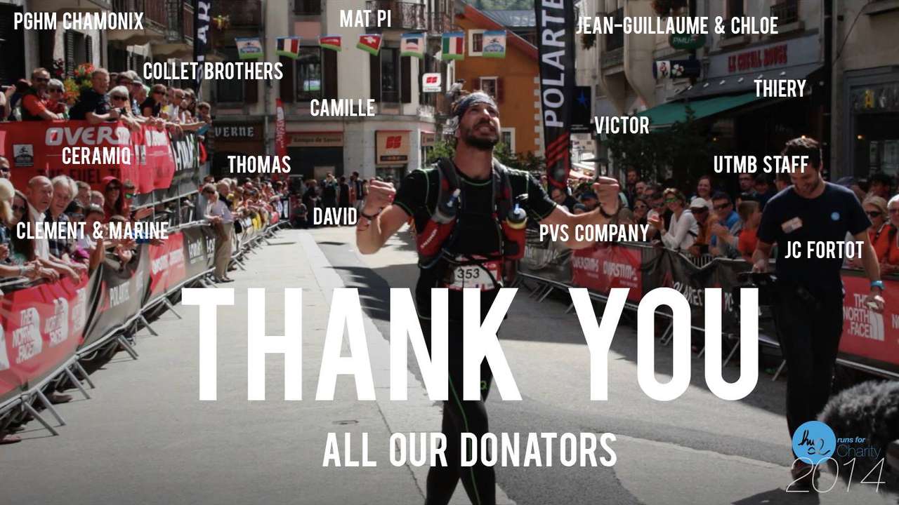 Ultra Trail Du Mont Blanc pour Hu2 Charity - Ulule