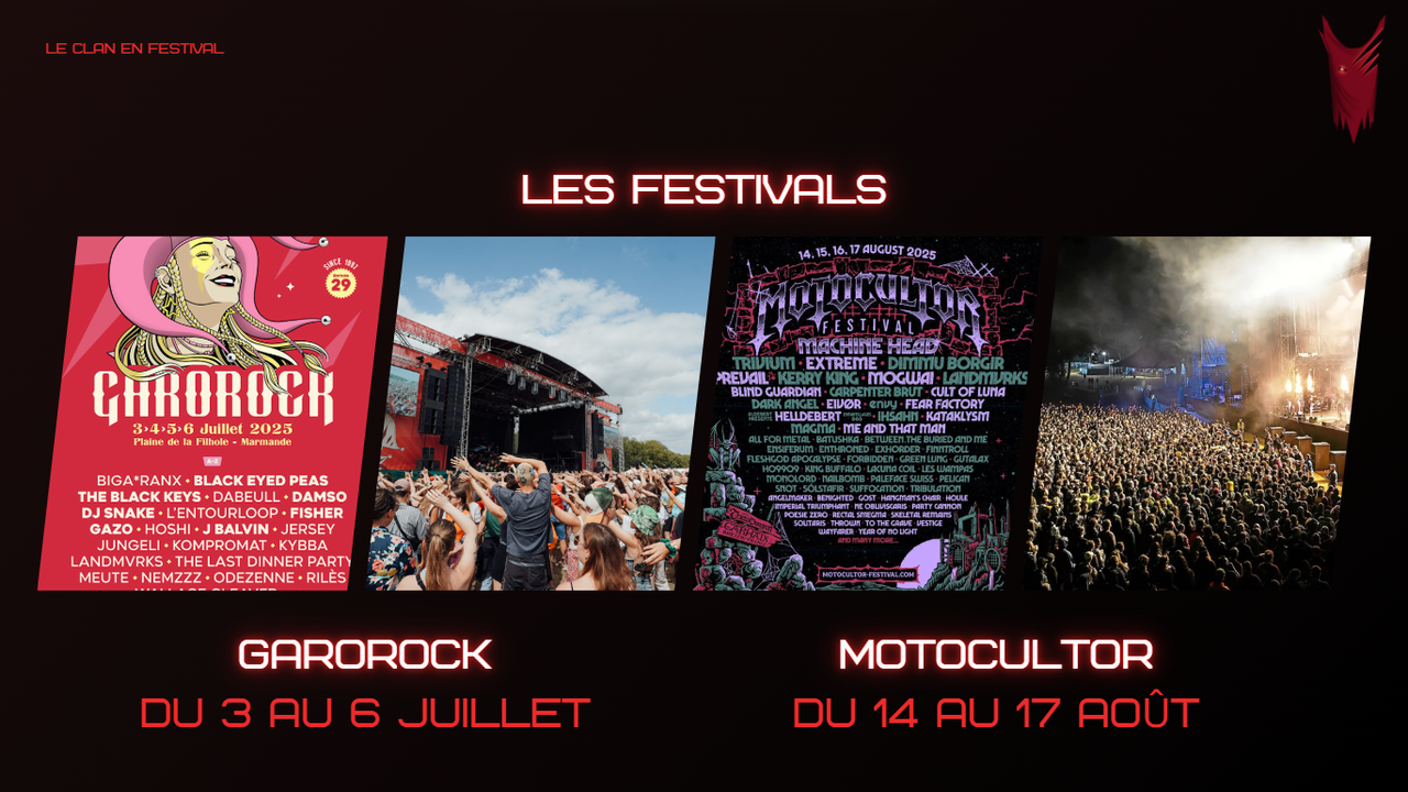 Le Clan en Festival