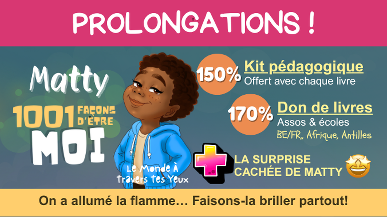 Préventes "Matty: 1001 façons d’être moi"