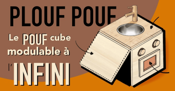 Plouf Pouf : un cube personnalisable à l'INFINI ! - Ulule