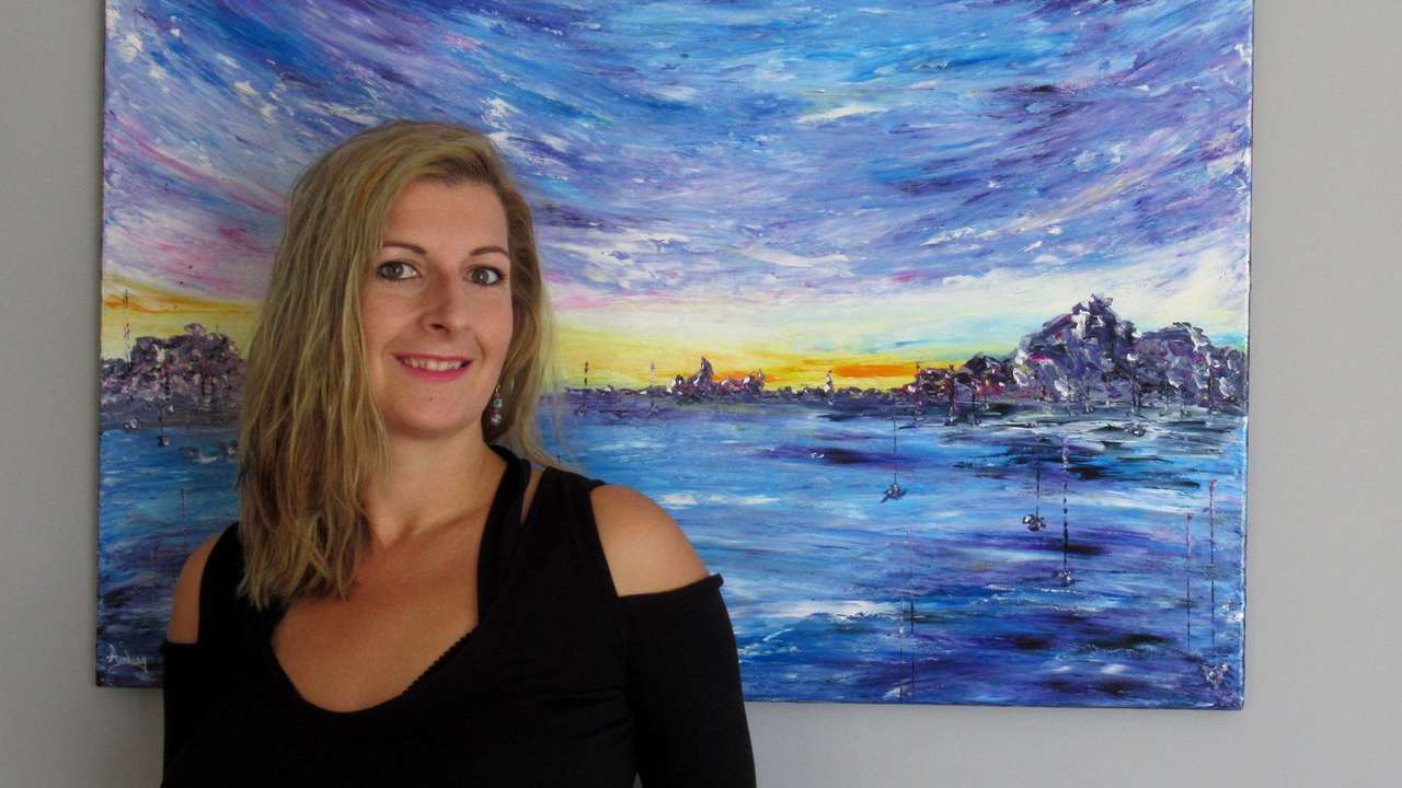 Audrey Chal au salon d'ART3f de Bordeaux
