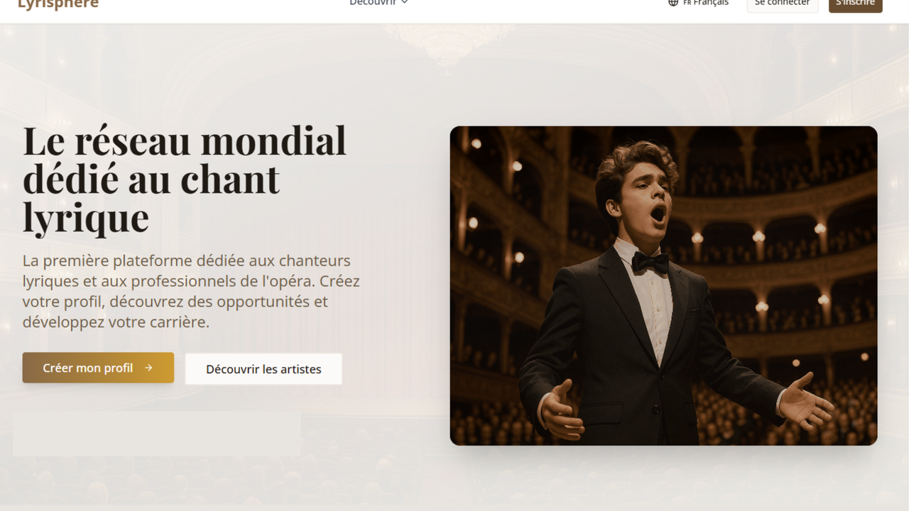 Un tremplin pour les jeunes chanteurs lyriques