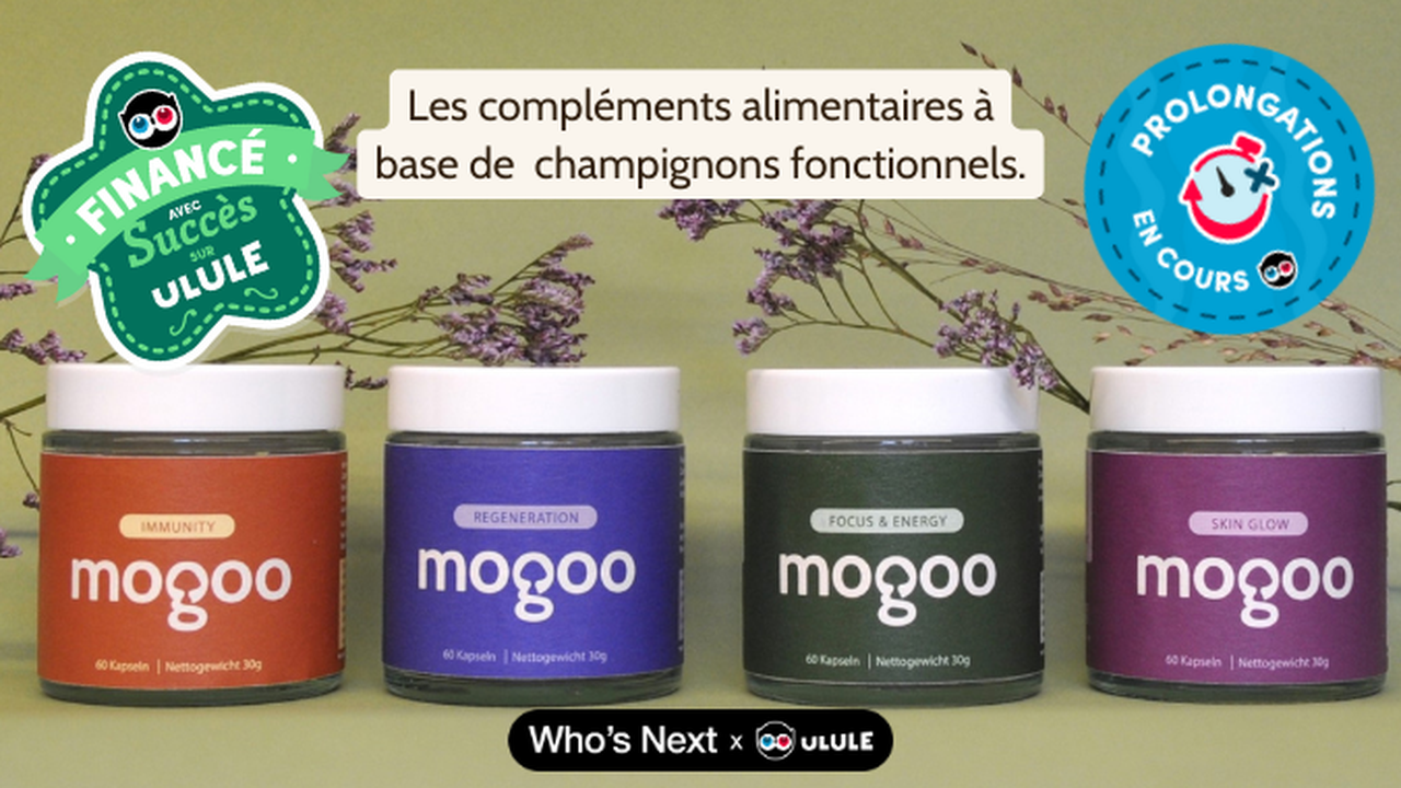 mogoo : compléments alimentaires à base de champignons.🍄 - Ulule