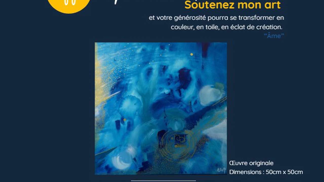 SOUTENEZ MON ART POUR LE FAIRE RAYONNER