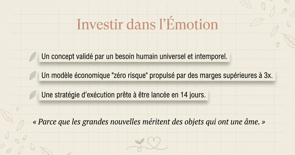 Douce Nouvelle, de petits objets pour de grands moments - Ulule