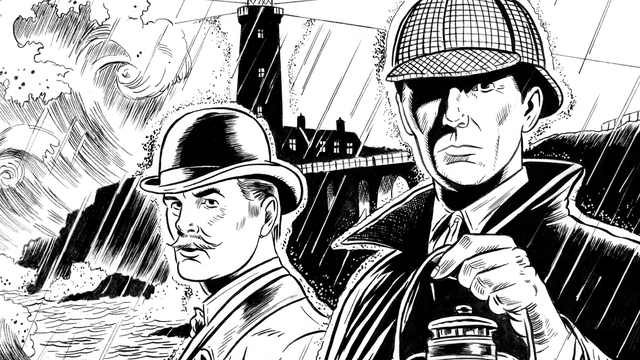 Tirage de tête noir et blanc "Fantômes à l'Écossaise" - Ulule