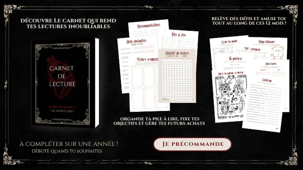 Carnet de lecture : spécial Dark Romance 📖 😈