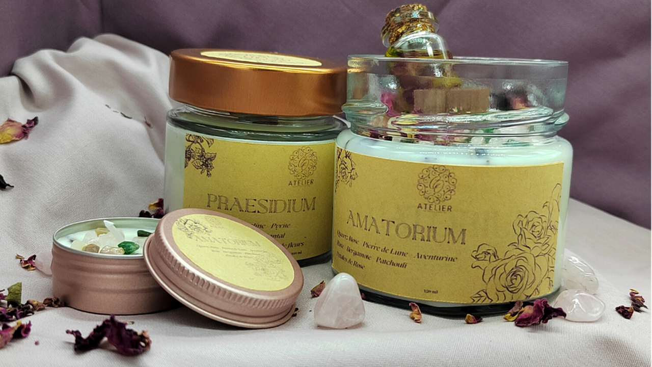 Les bougies holistiques de l'Atelier Clair-Obscur