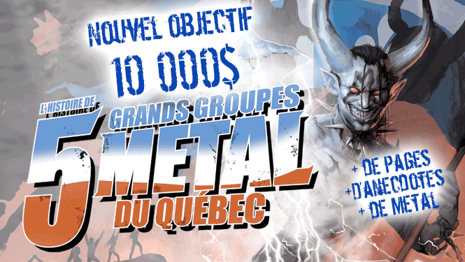 BD- L'histoire de 5 grands groupes Metal du Québec - Ulule