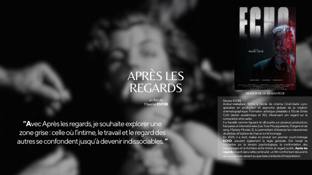Après les regards – Court-métrage en production