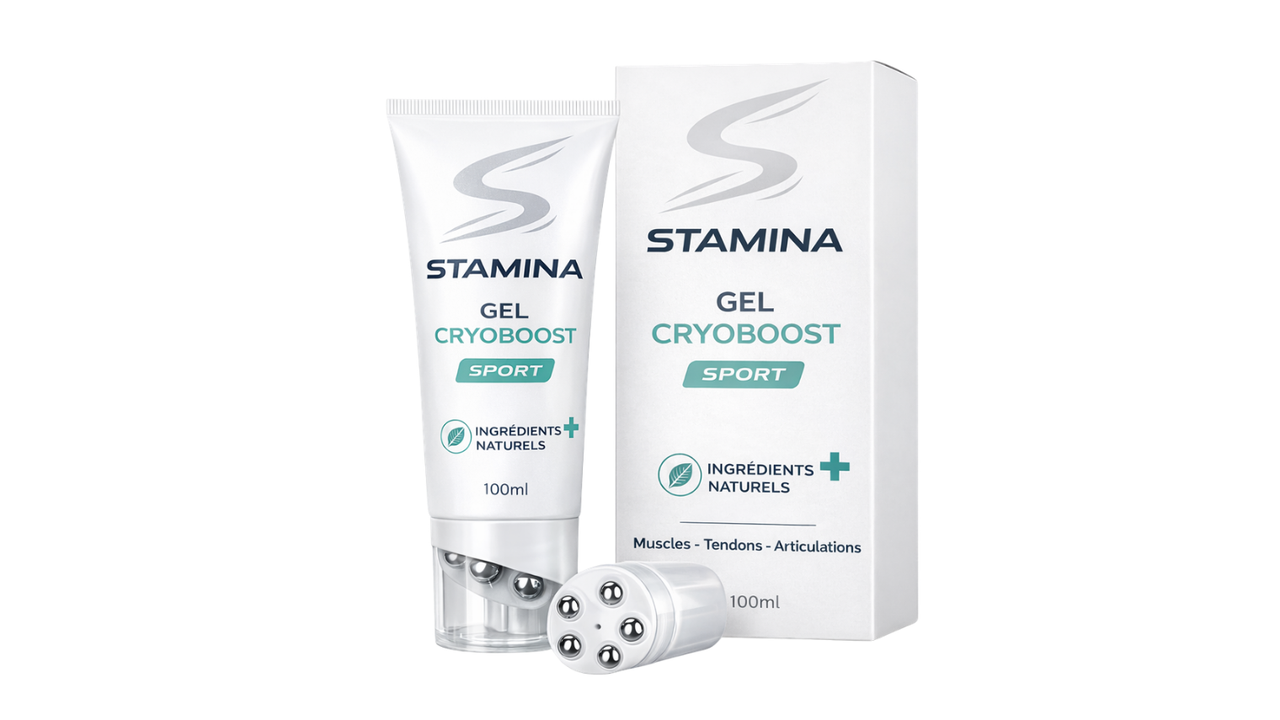 STAMINA – Gel chauffant à fraîcheur active pour le sport