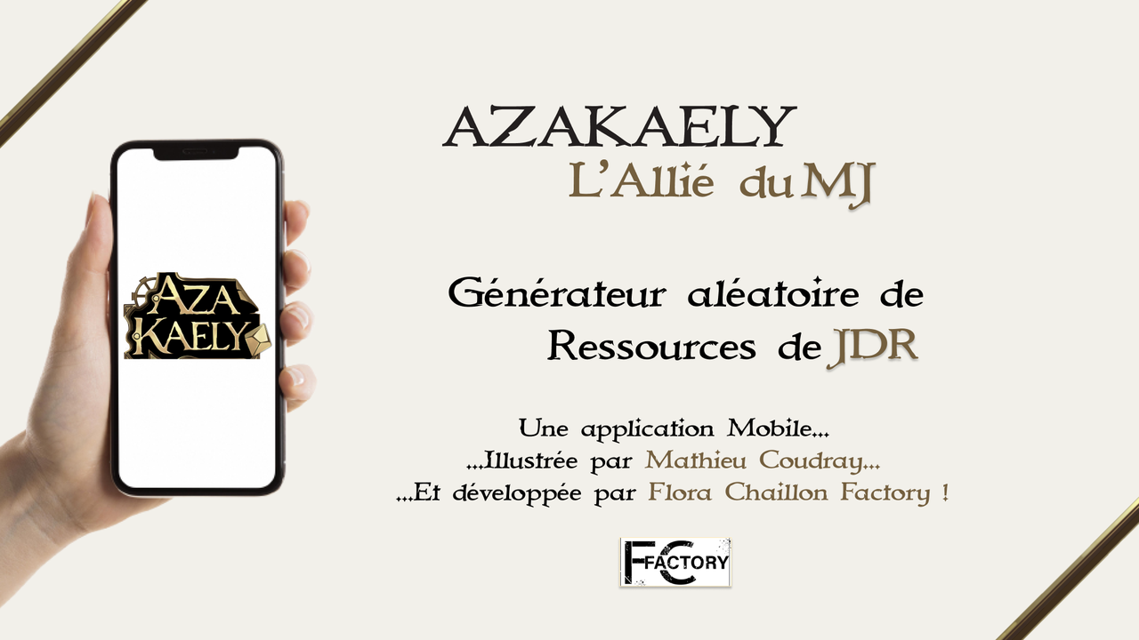 Azakaely - Générateur aléatoire de Ressources de JDR - Ulule