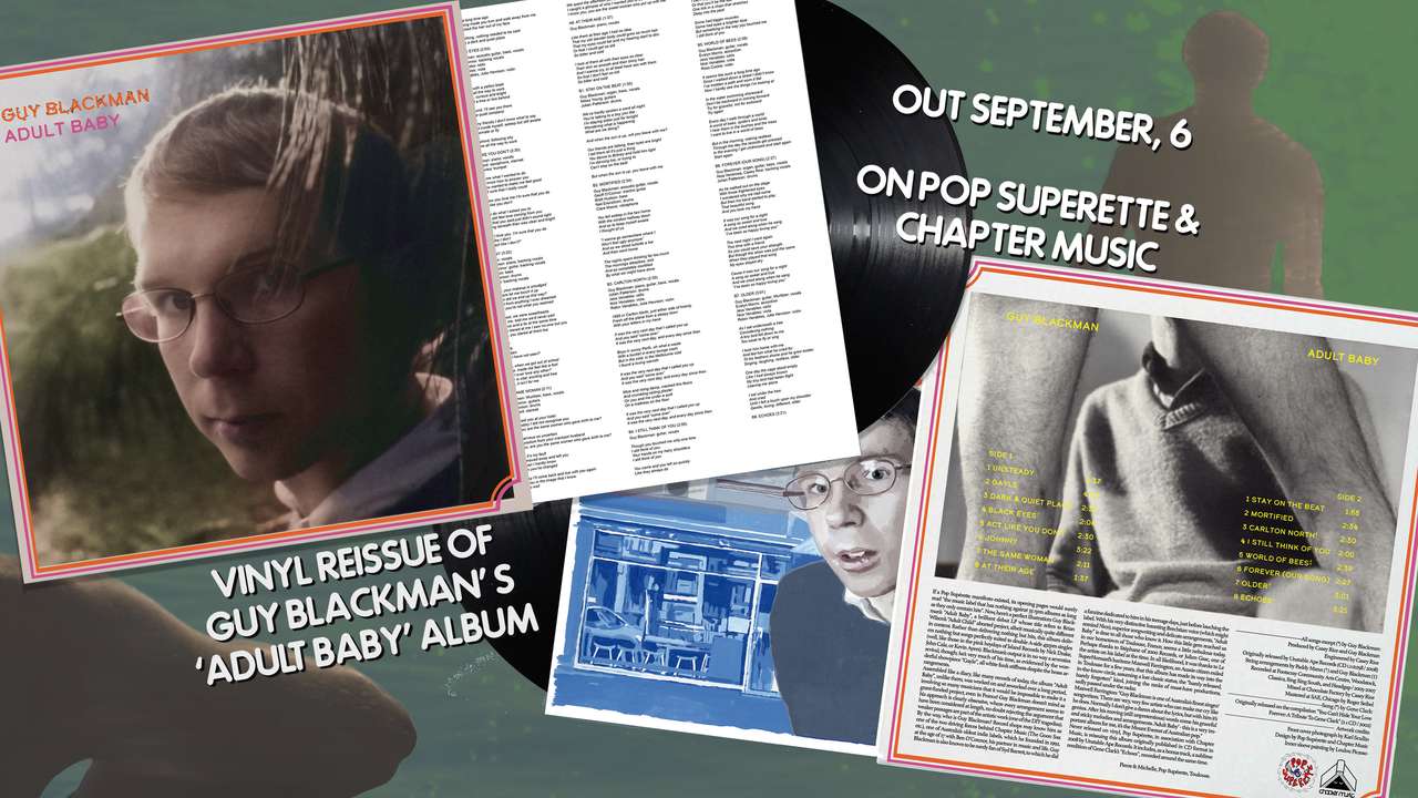 Prévente album GUY BLACKMAN - ‘ADULT BABY’ (Pop Supérette) - Ulule