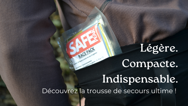 SAFE PEAK. Le KIT indispensable pour le trail.