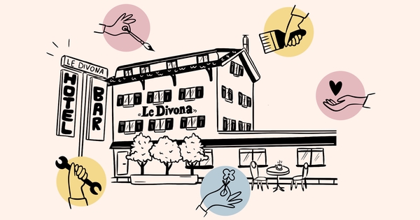 Préservons Le Divona Hôtel&Bar au coeur de Divonne-les-Bains