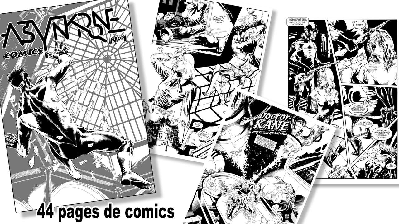 ASYNKRONE comics par Xavier Duvet