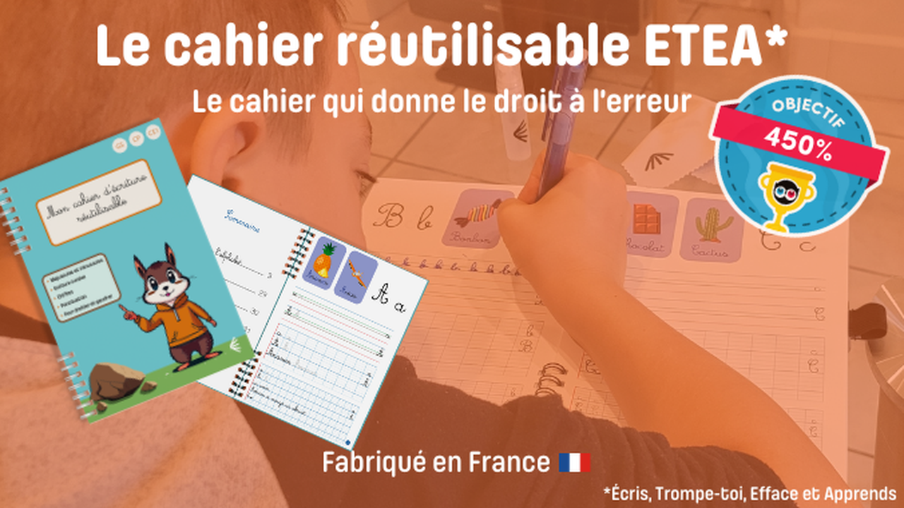 Cahier réutilisable ETEA