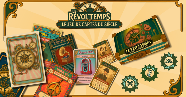 Jeu de cartes rétro Le Révol’Temps