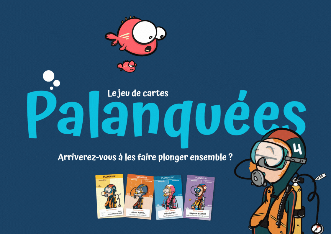 Palanquées : le jeu de cartes des plongeurs - dès 8 ans