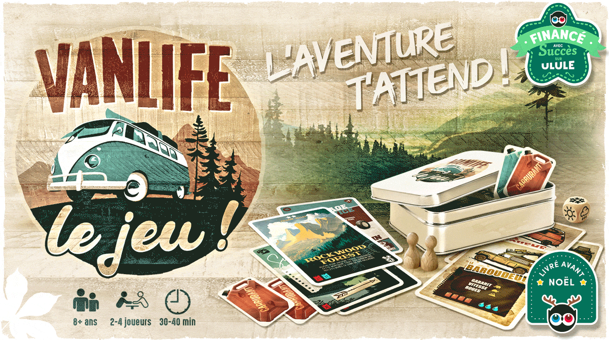 VanLife : le jeu d'aventure à emmener partout ! - Ulule