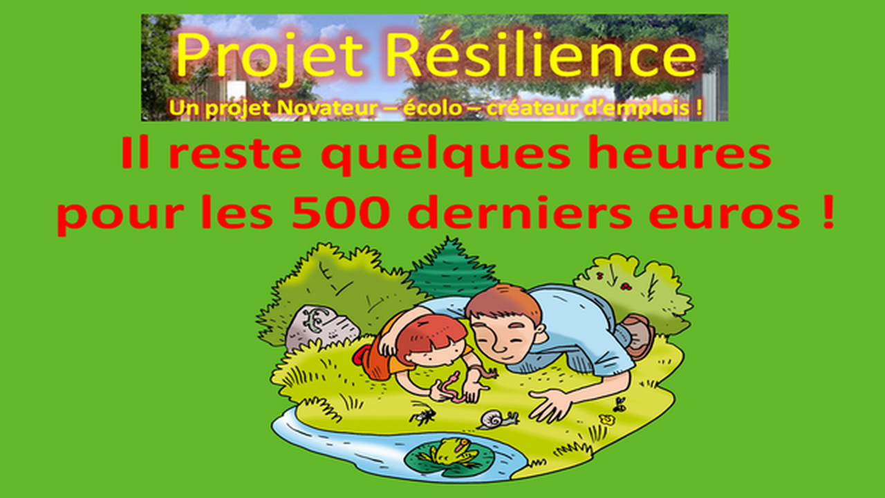 Projet Résilience - Ulule