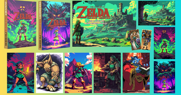 The Legend of Zelda A link To the Past Fan Book Deluxe