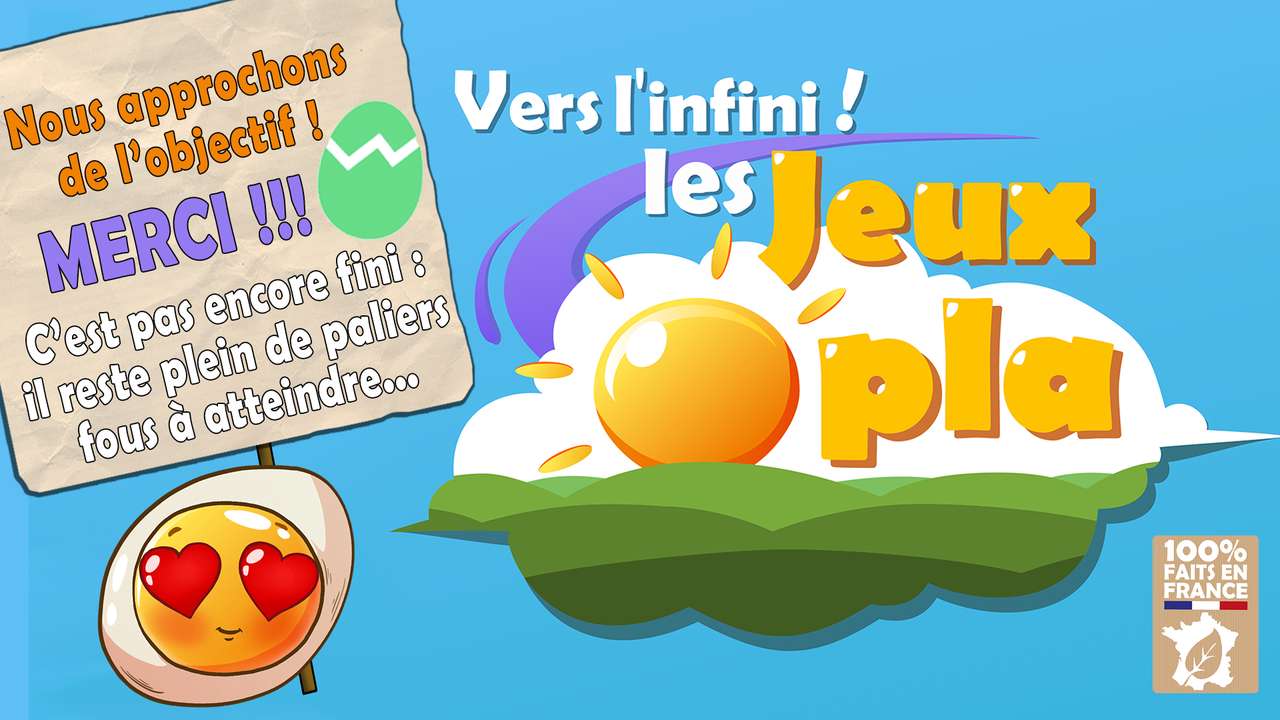 Vers l'infini les Jeux Opla