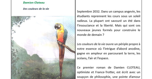 Publication du livre "Des couleurs de la vie" - Ulule