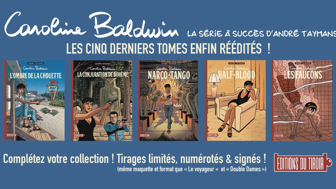 Réédition des 5 derniers tomes Caroline Baldwin - Ulule