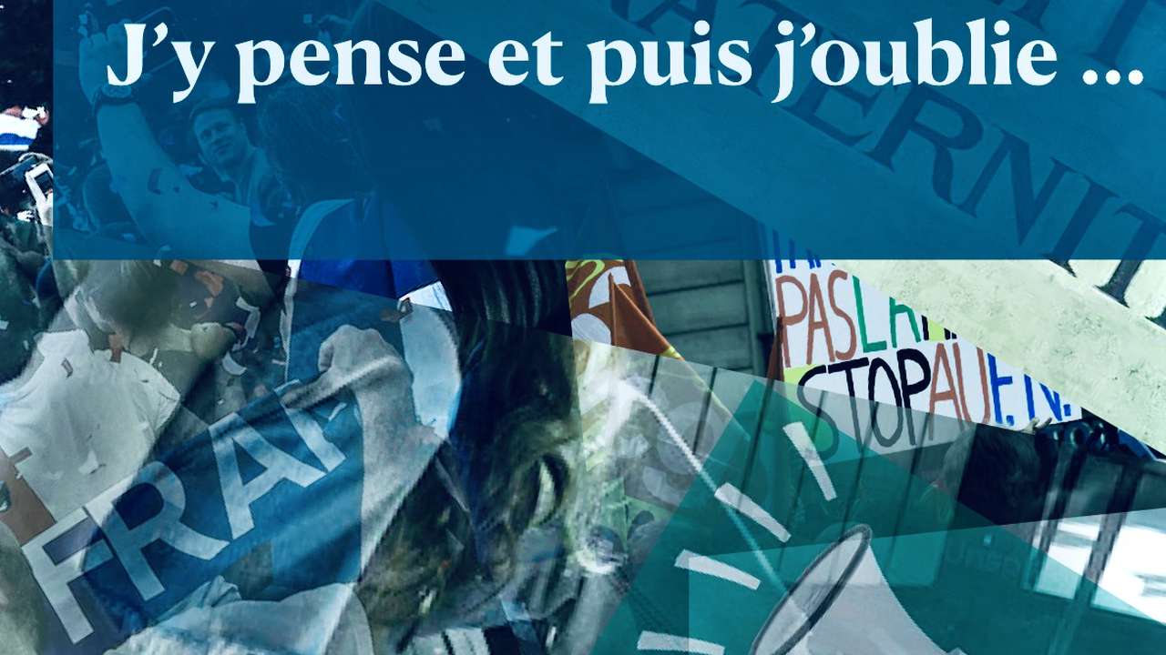 J'y pense et puis j'oublie et vous ? engagé, dégagé, enragé?
