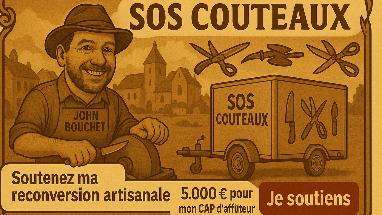 SOS Couteaux : Soutenez un artisan en reconversion