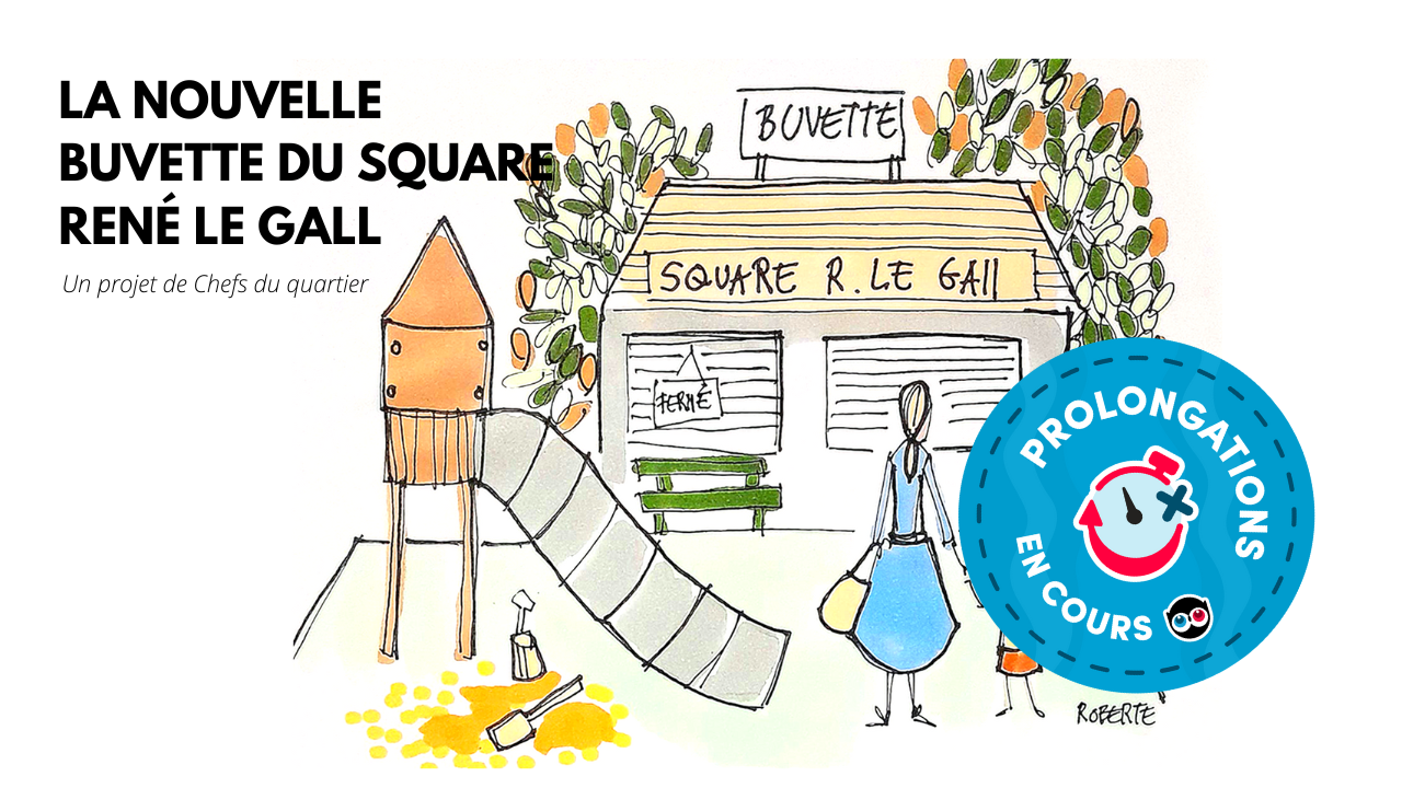 La nouvelle buvette du Square René Le Gall