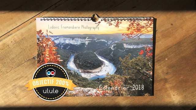 Calendrier Photos de Paysage - Ardèche 2018