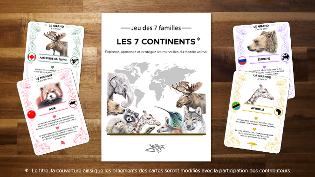 Les 7 Familles d'Animaux : Un Tour du Monde Sauvage ! - Ulule