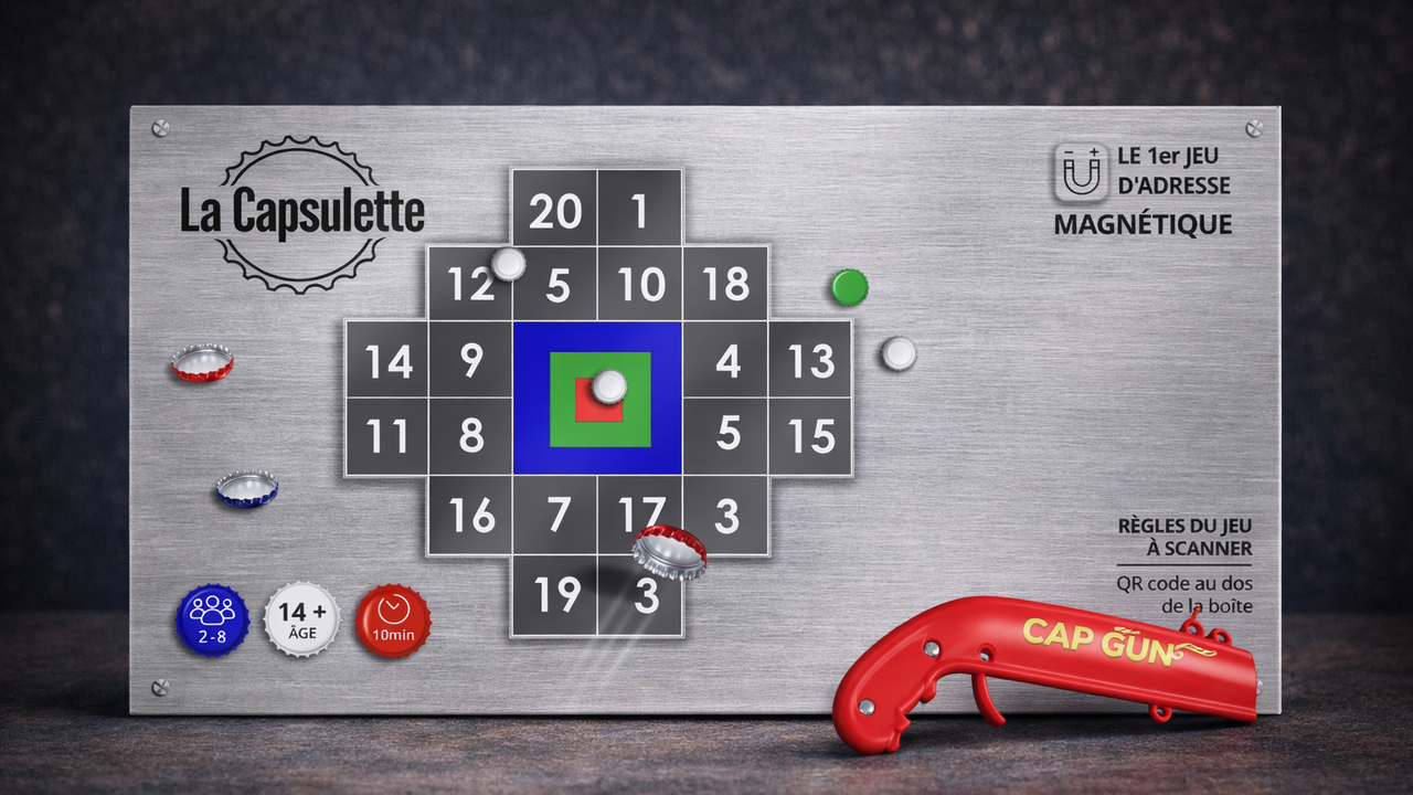 La Capsulette - Jeu d'adresse magnétique