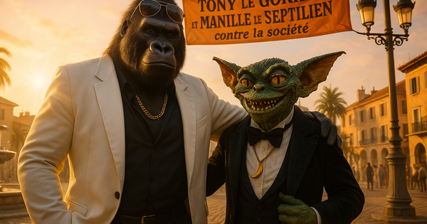 Tony le Gorille et Manille le Reptilien contre la société. - Ulule